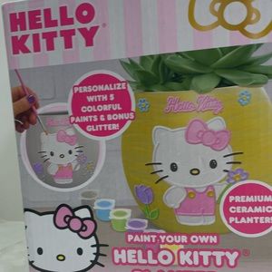 Sanrio | Art | Hello Kitty Planter Paint Your Own 4 | Poshmark